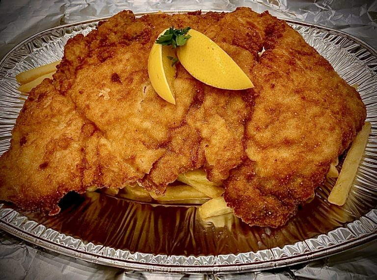 Bécsi szelet /sertésszűzből – Tüzestál Étterem